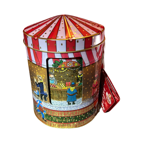 Musical Box Tin - MADE IN GERMANY with 200g of Ginger Biscuits ...